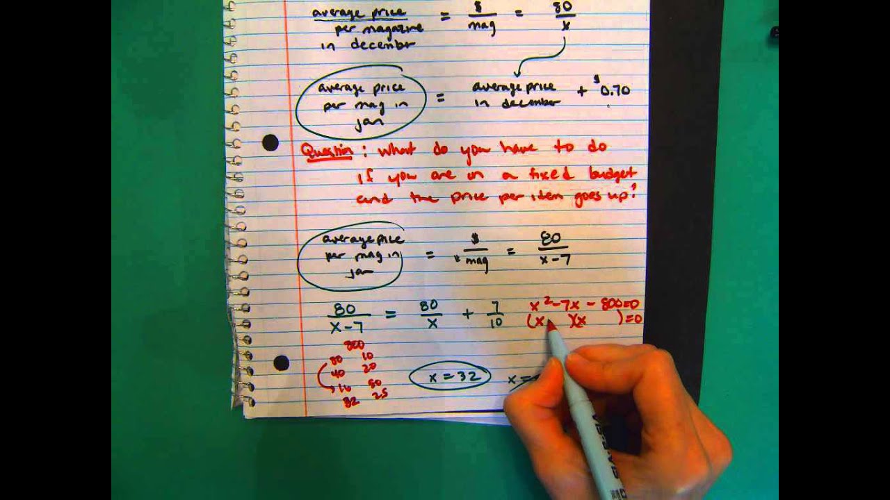 Clovis Unified Math 3 Unit 5 Word Problems Part 2 - YouTube