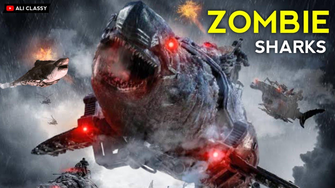 Sky Sharks (2020) Film Explained in Hindi | Zombie Shark Movie ...