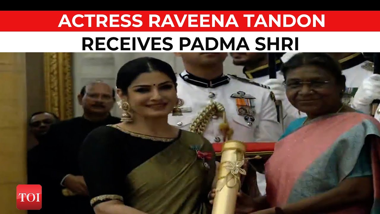 #watch Bollywood actress Raveena Tandon expresses gratitude on ...