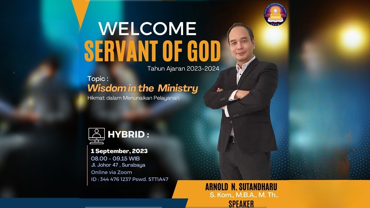 Welcome Servant of God - Wisdom in the Ministry - YouTube