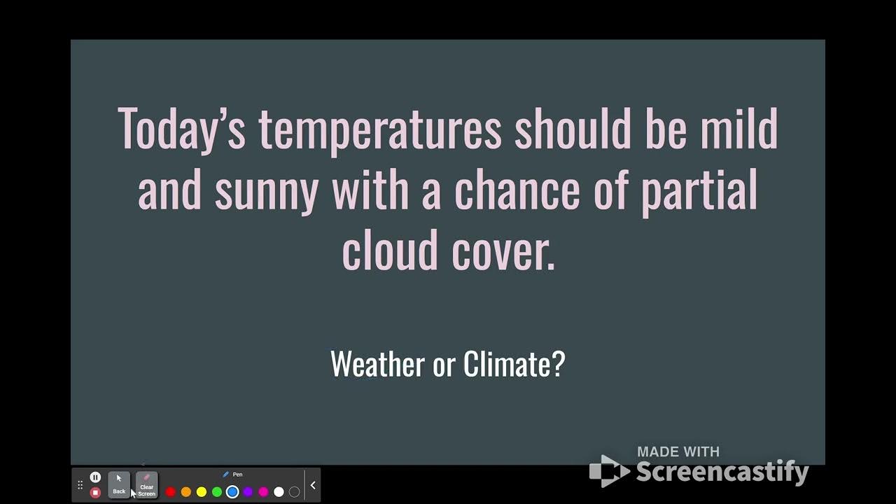 Weather, Seasons, Climate Lessons - YouTube