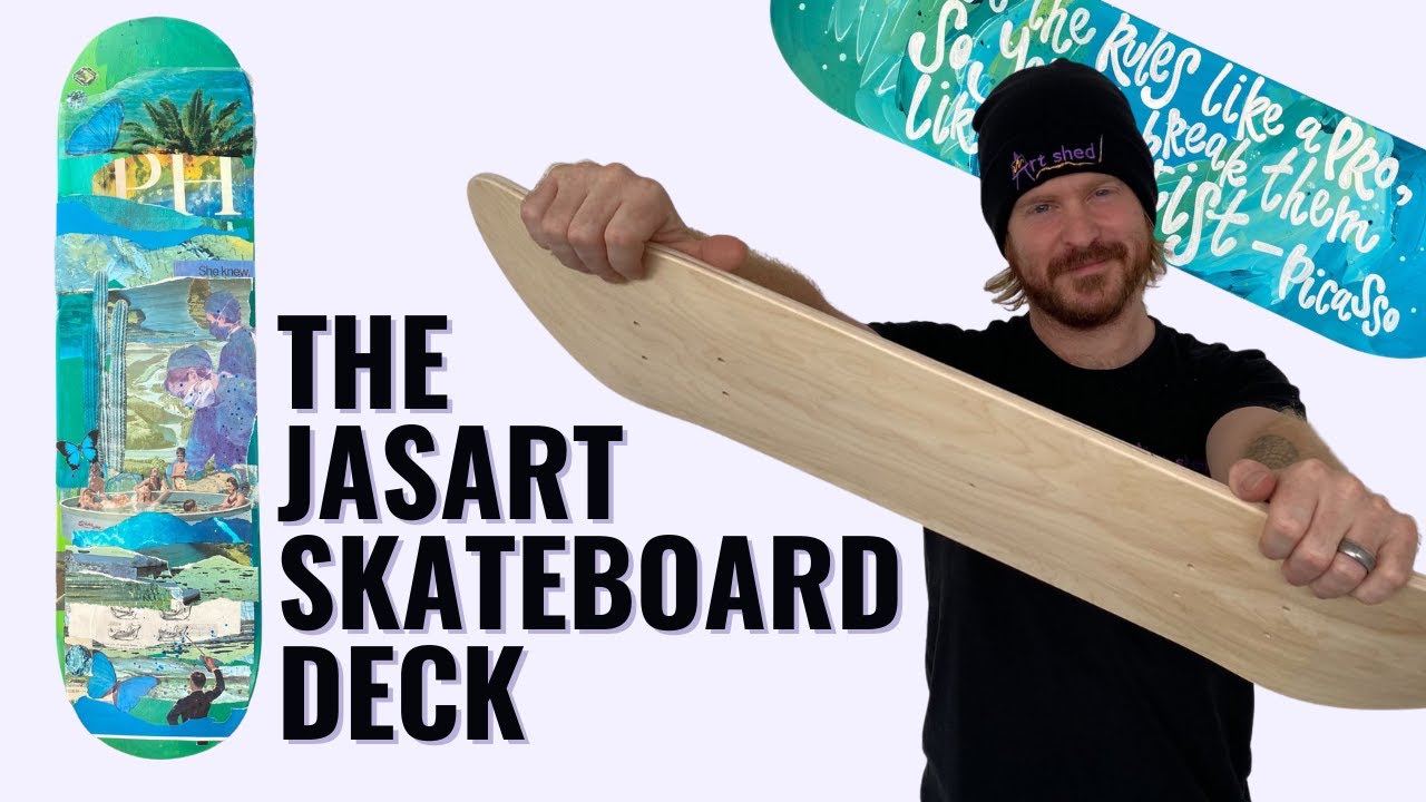 JASART SKATEBOARD DECK | rideable quality blank deck - YouTube