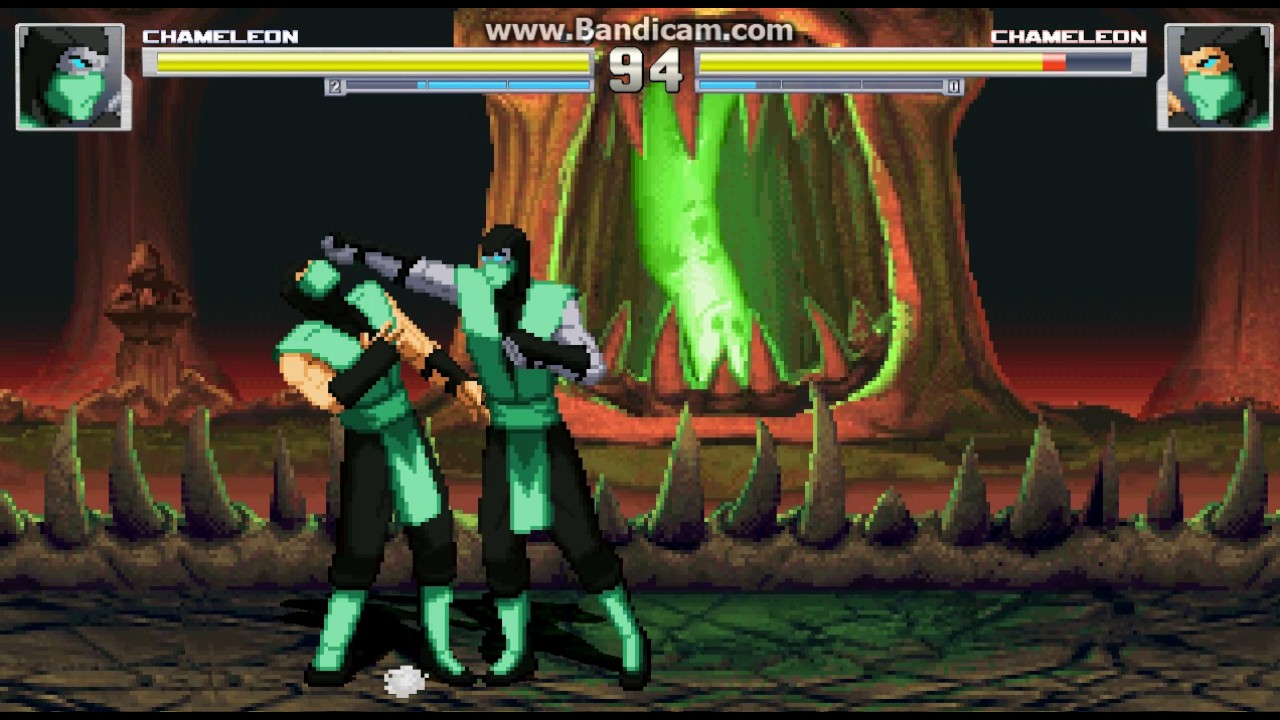 MUGEN: Mortal Kombat - Chameleon Cartoon Edit - YouTube