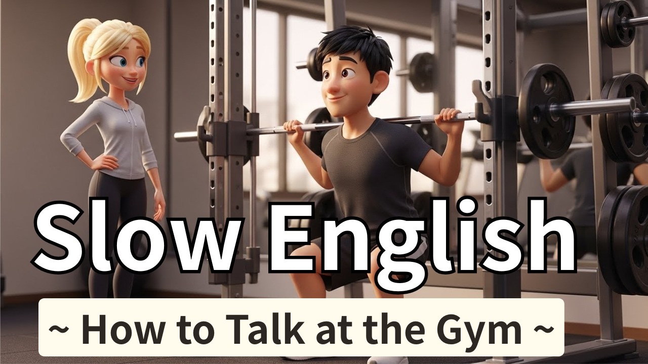 How to Talk at the Gym - Slow and Easy English For Beginners - YouTube