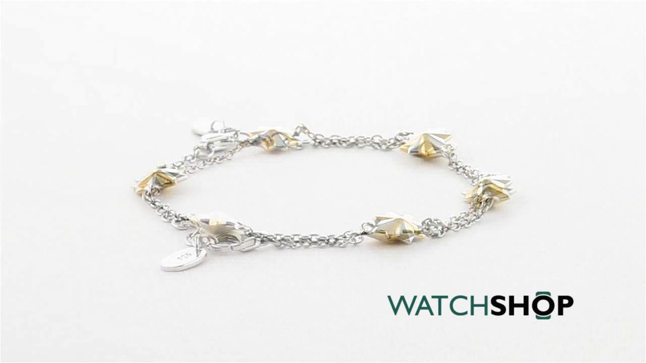 Fiorelli Jewellery Ladies' Sterling Silver Bracelet (B4718) - YouTube