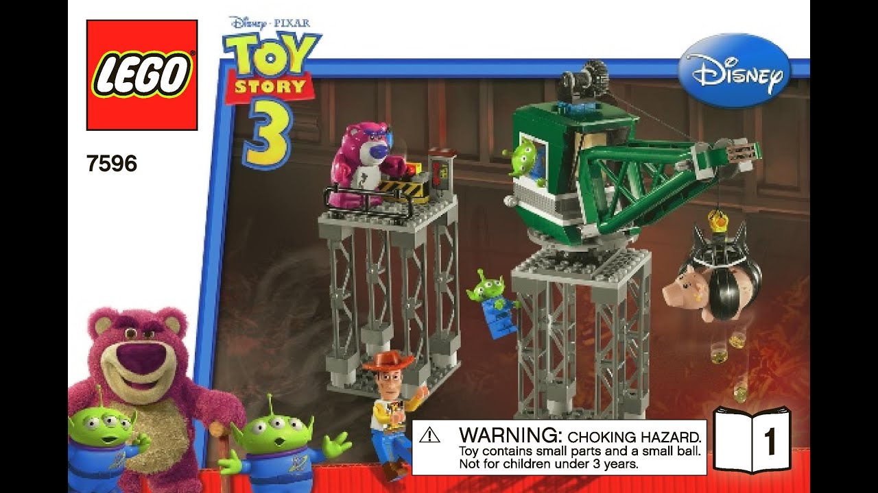 LEGO Toy Story Trash Compactor Escape (7596) Instructions DIY Book 1 ...