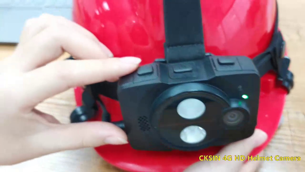 Smart safety 4G helmet camera--Apply to mining/construction/Electricity ...