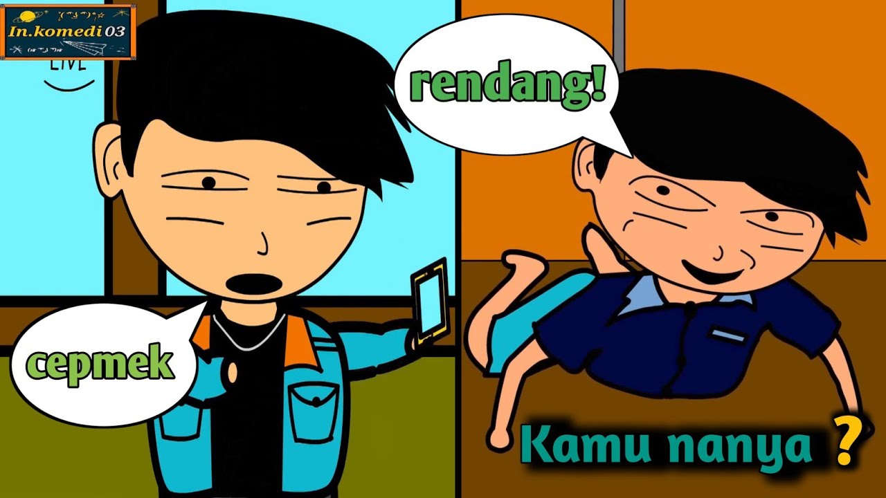 Kamu nanya|animasi 2d|meme kamu nanya|potong rambut cepmek|cepmek viral ...