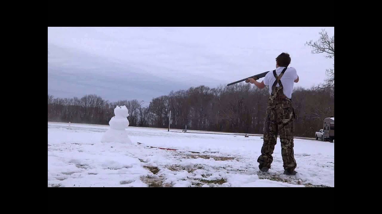 shooting snowmen - YouTube