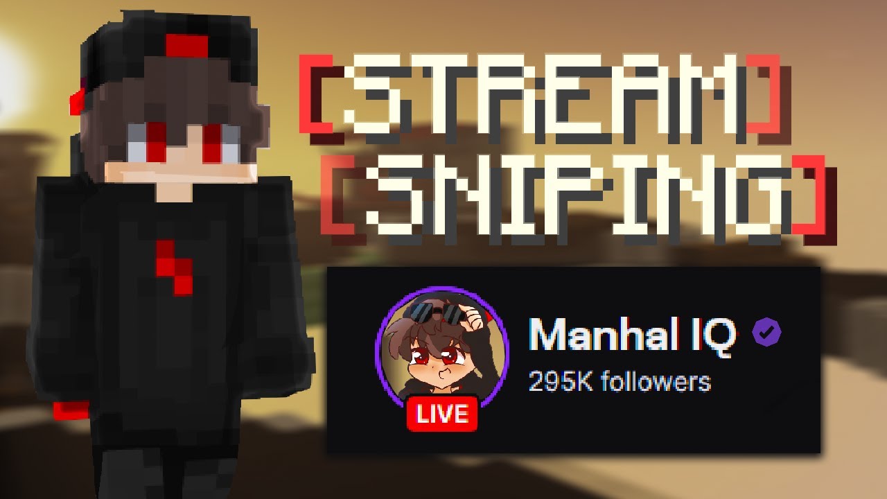 Stream Sniping MANHAL (third time) - YouTube