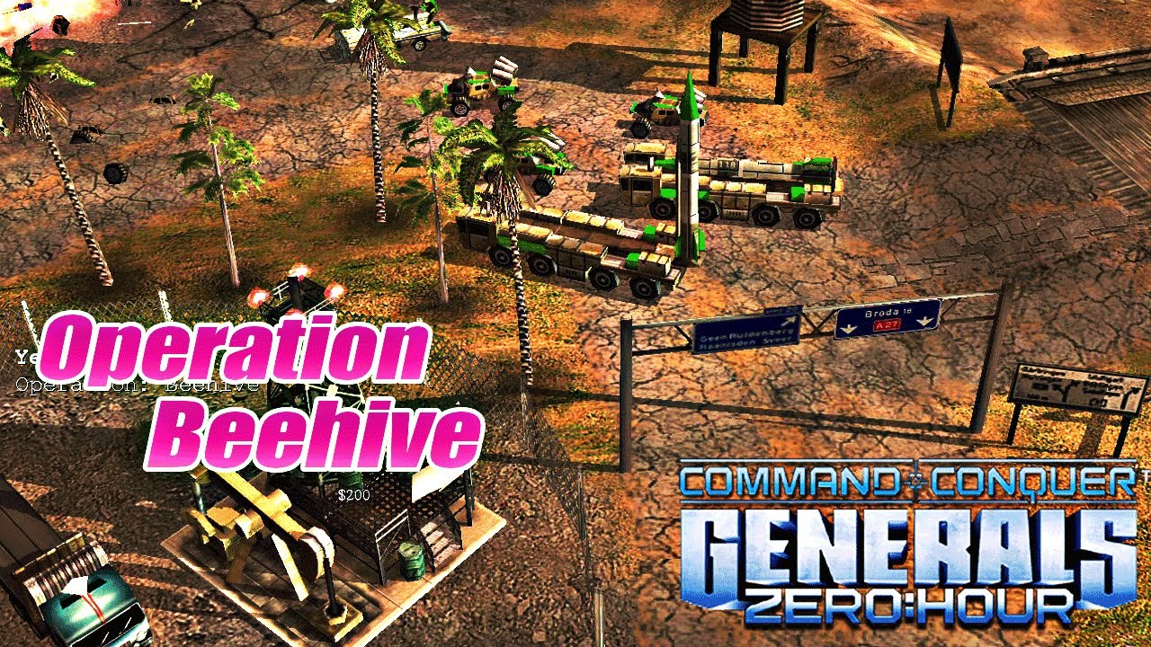 Command & Conquer Generals Zero Hour Custom Mission - Operation Beehive ...