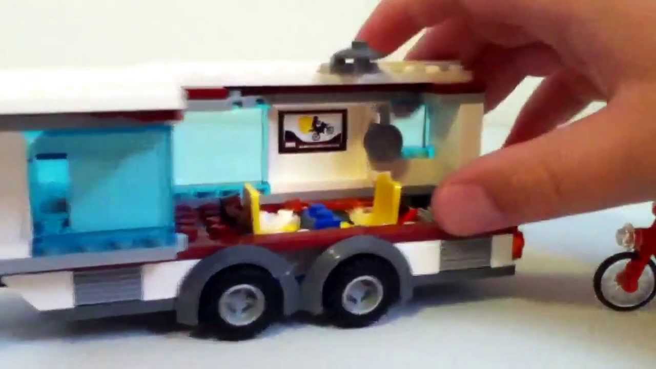 Review - Lego City Car and Caravan Set #4435 - YouTube