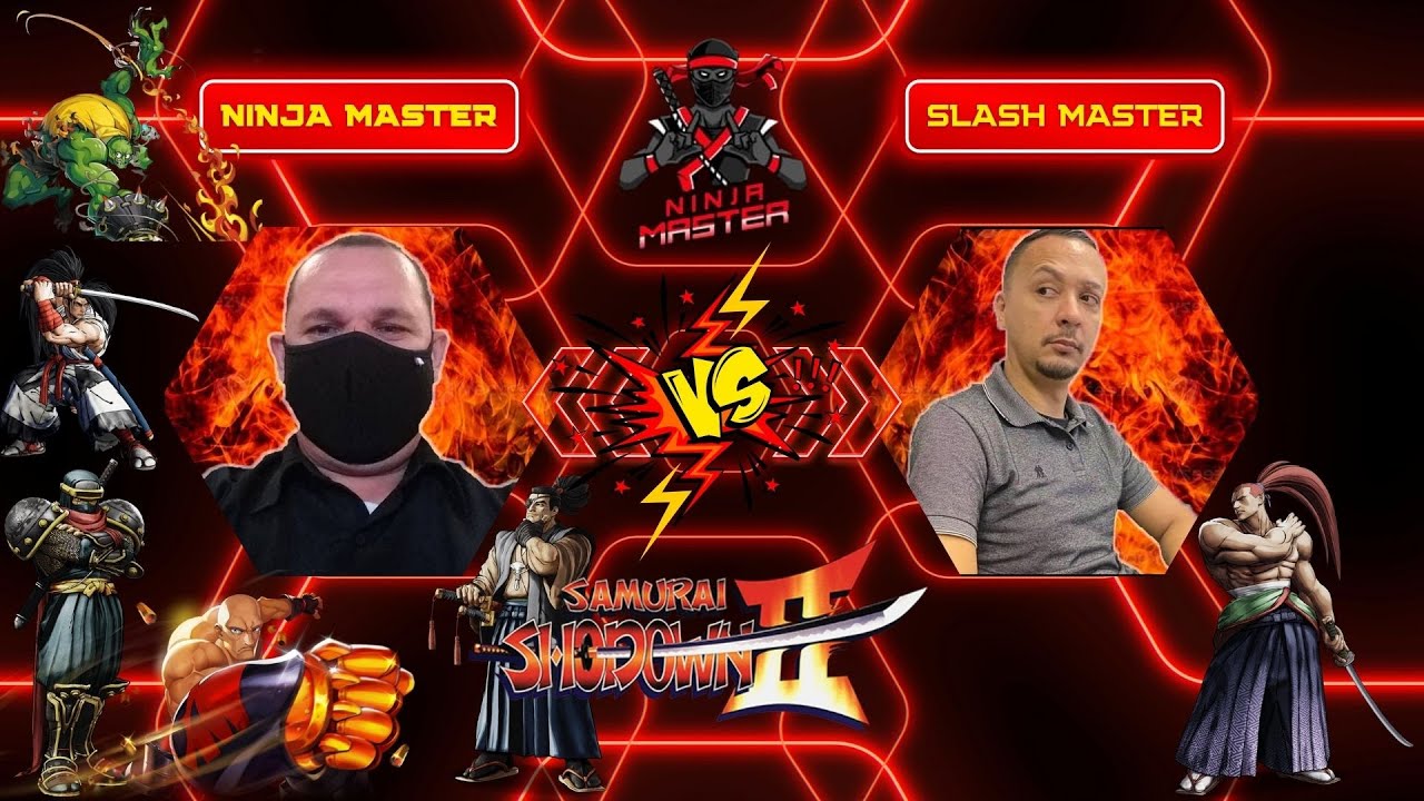 Ninja Master vs Slash Master Samurai Shodown II Shin Samurai Spirits ...