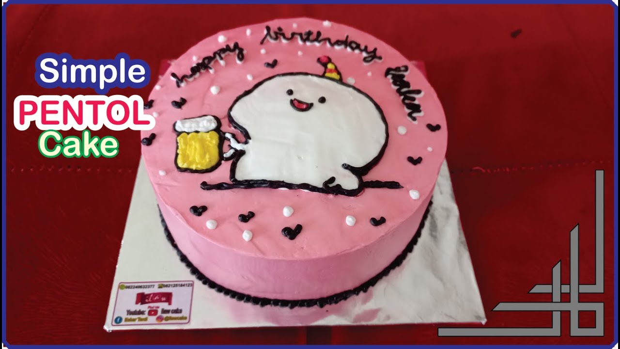Simpel Pentol cake - YouTube