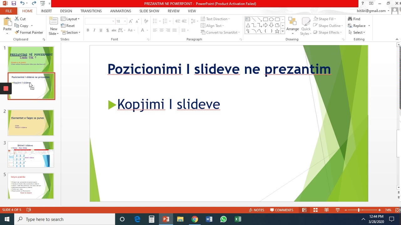 PREZANTIMI NE POWERPOINT - YouTube