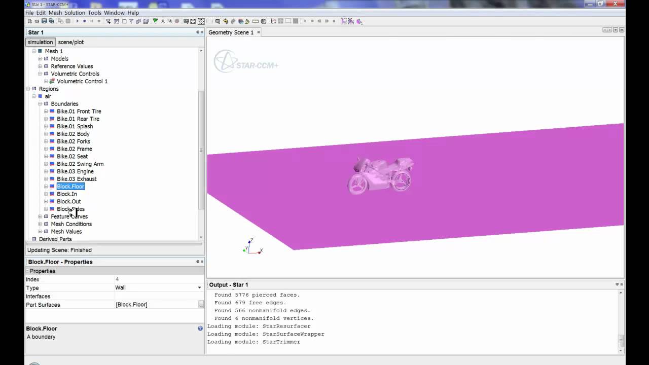 Surface Wrapping a Motorcycle in STAR-CCM+ - YouTube