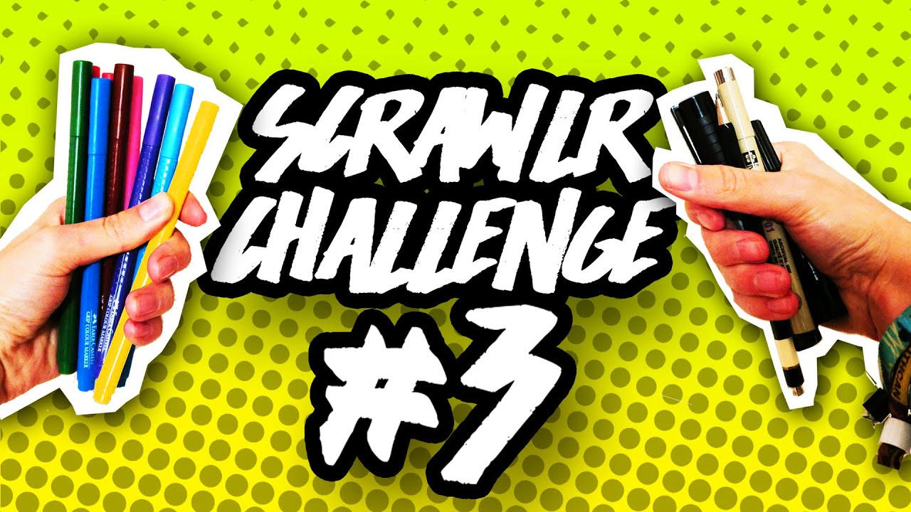 RANDOM SCRIBBLE BECOMES ... ?! || Scrawlr Challenge #3 - YouTube