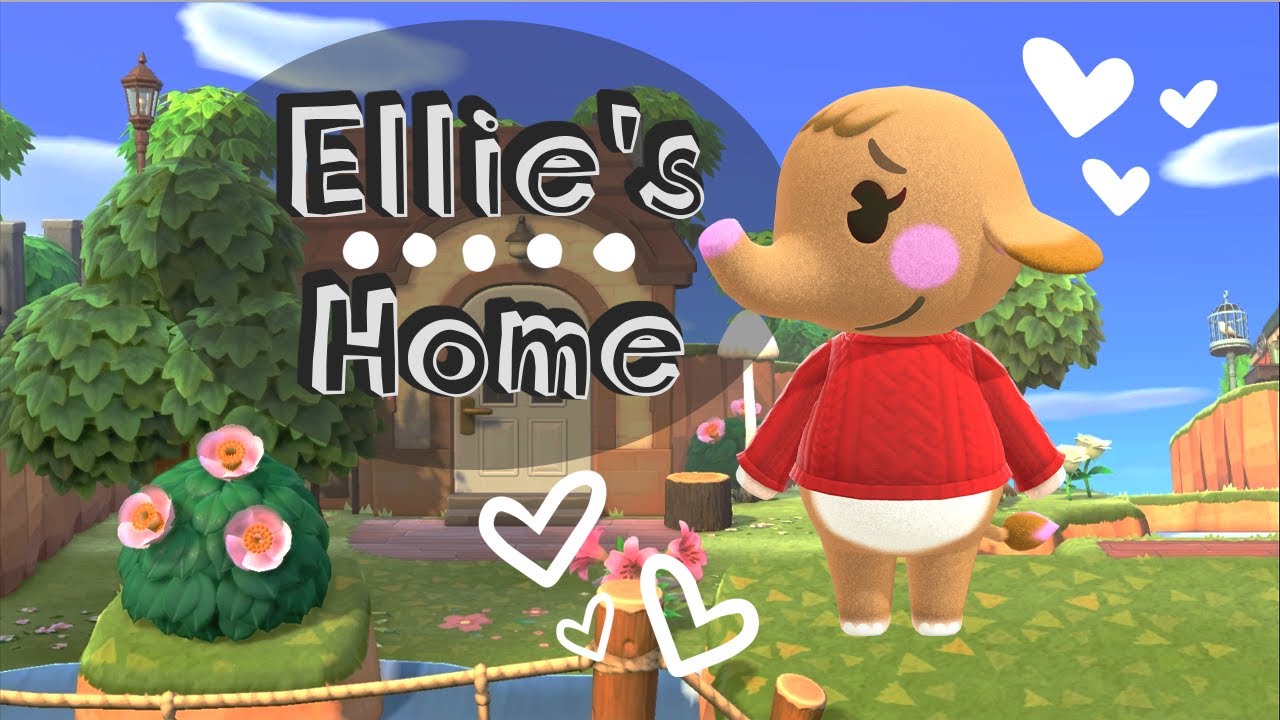 Island Design in Animal Crossing | Ellie's Home - YouTube