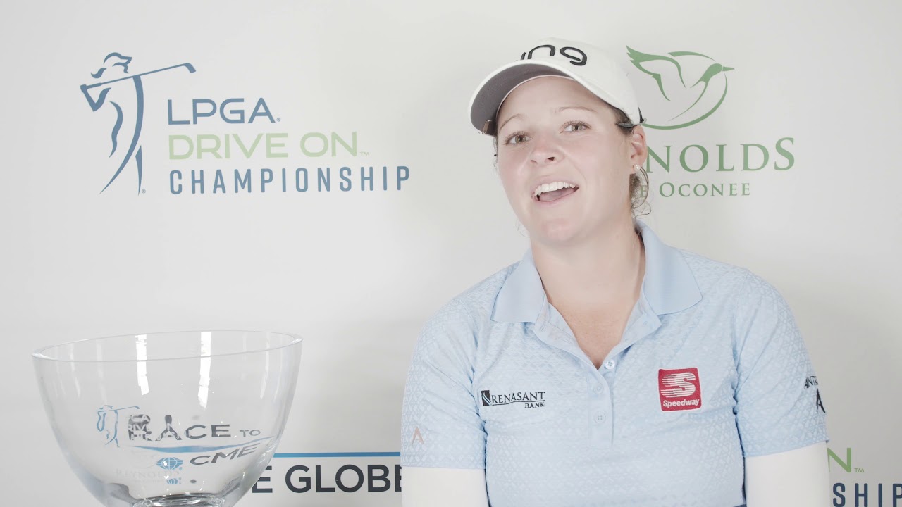 Ally McDonald Sunday Winner Interview 2020 LPGA Drive On Championship ...