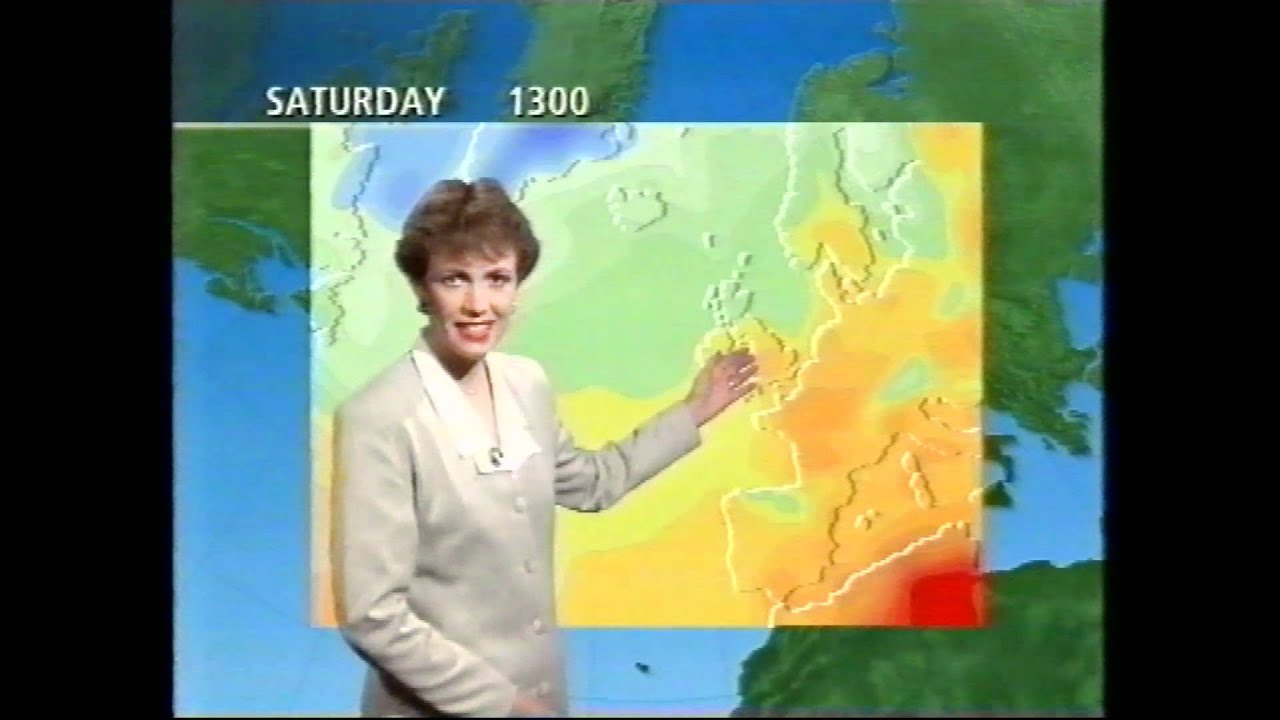 BBC Weather 2nd June 1993 Penny Tranter - YouTube