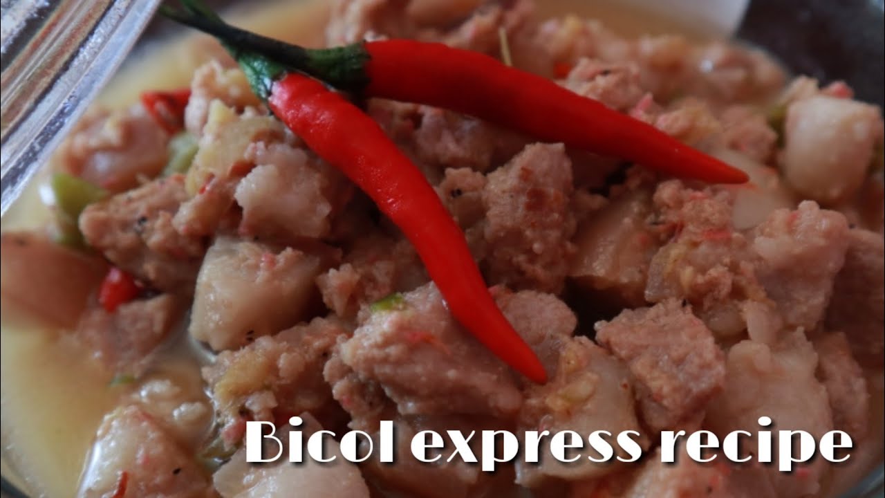 Bicol express easy recipe| homemade bicol express |how to cook bicol ...