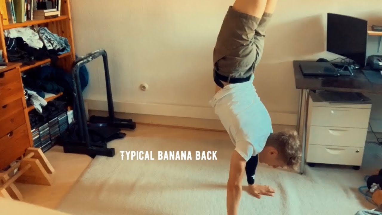 How to get a clean handstand (fix your banana back/forward lean) - YouTube