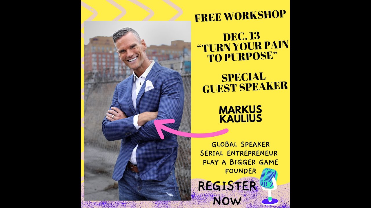 Turn Your Pain to Purpose with Markus Kaulius - YouTube