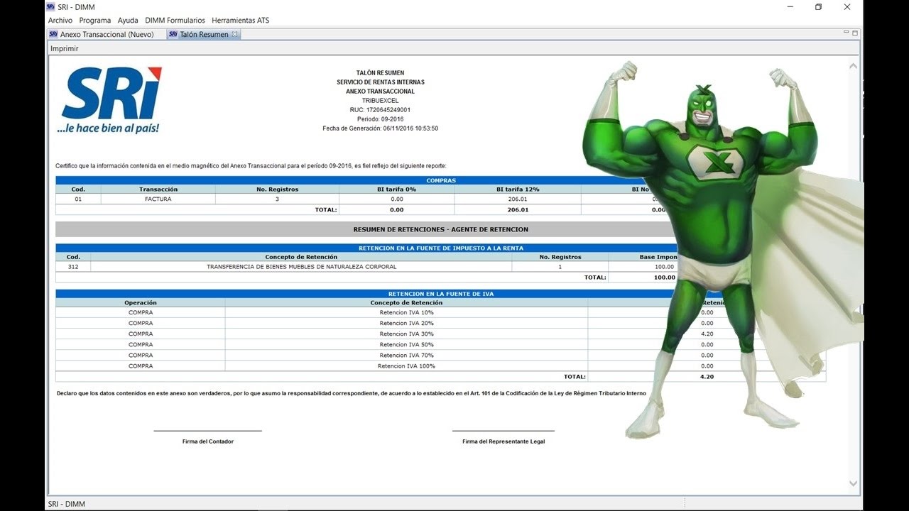 Anexo Transaccional Simplificado 2016 en Excel (Fácil y Rápido) - YouTube