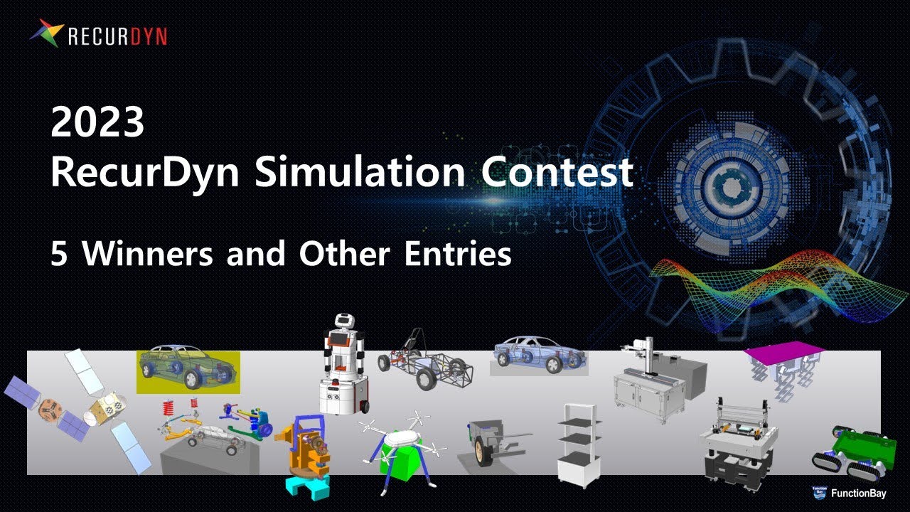 RecurDyn models of 2023 RecurDyn Simulation Contest - YouTube