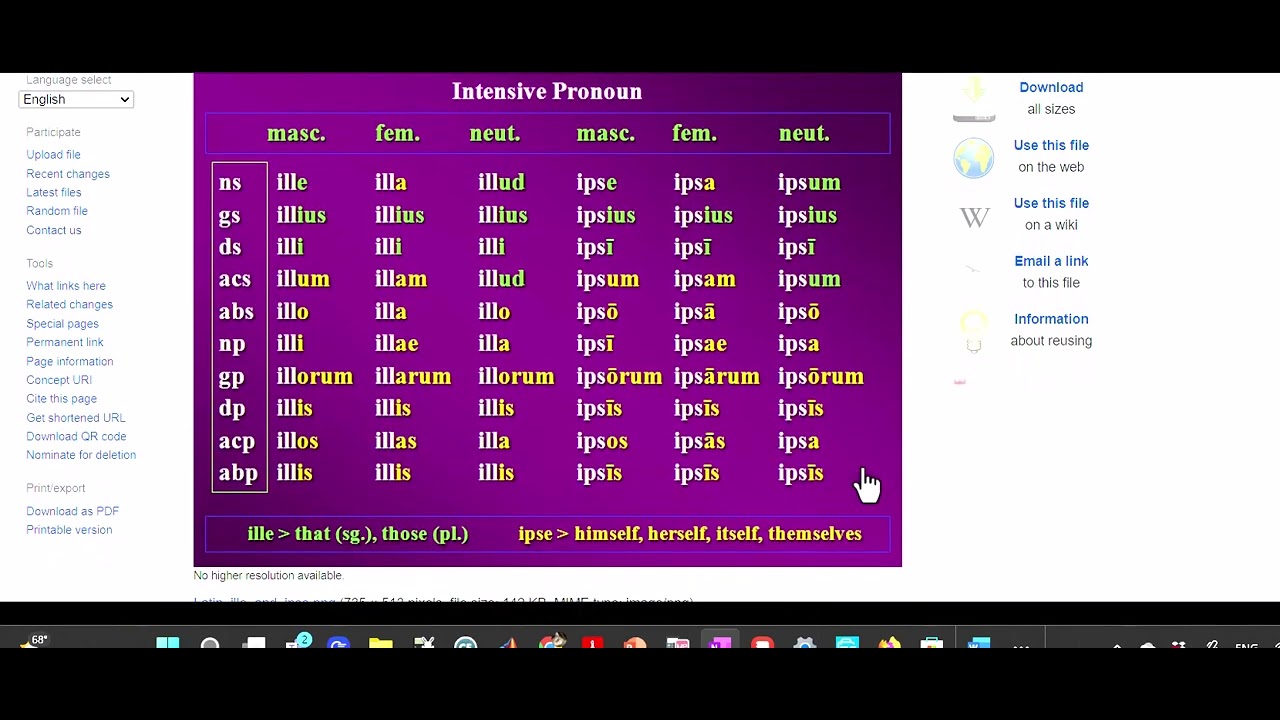 Latin Demonstrative Pronouns - YouTube