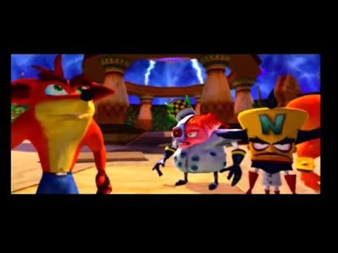 Crash Nitro Kart PS2 Intro + Team Bandicoot and Team Cortex Cutscenes ...