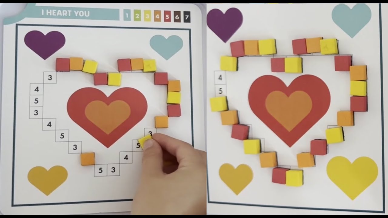 Magnet By Number - Fun & Educational Color By Number Activity for Kids ...