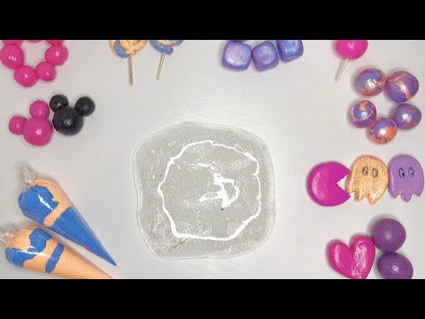 Slime Satisfatório,Slime sam sapeca,Clay cracking como fazer,Asmr ...