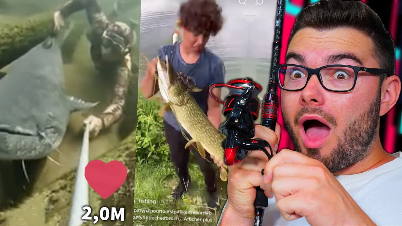 SES VIDÉOS DE PECHE TIKTOK SONT INCROYABLE ! - YouTube
