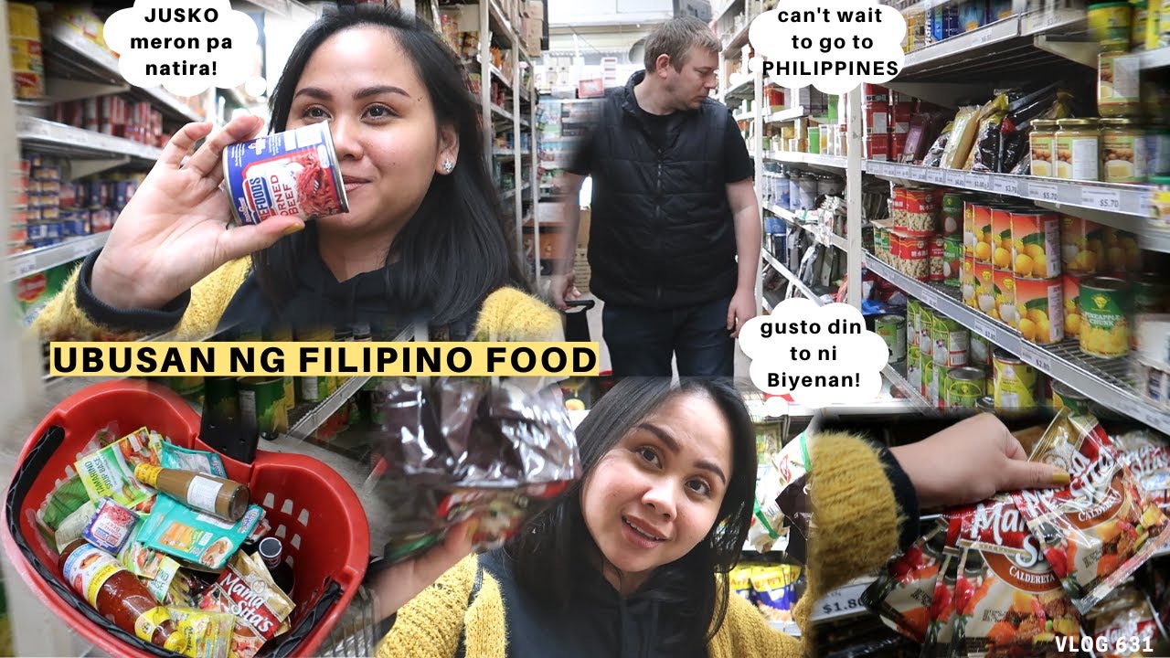 GUSTO E TRY NI BIYENAN |NAGKAPAG GROCERY DIN NG MGA FILIPINO FOOD - YouTube