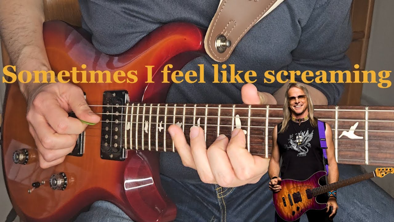Sometimes I feel like screaming #deeppurplecover #stevemorse - YouTube