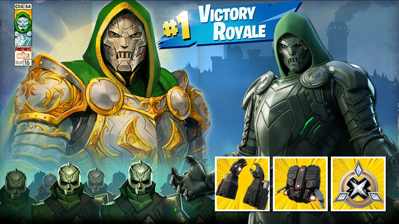 DOCTOR DOOM ELIMINATIONS | Zero Build Gameplay Wins (Fortnite Chapter 5 ...