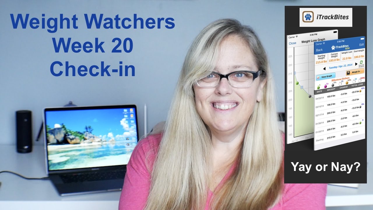 Weight Watchers Week 20 Check in - Should I Use iTrackbites? - YouTube