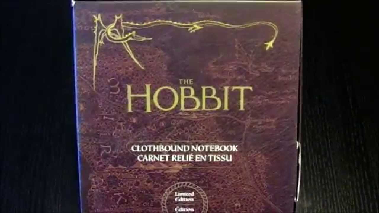The Hobbit Limited Edition Box Moleskine Review - YouTube