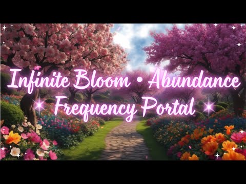 🌸 Infinite Bloom • Abundance Ambience Frequency Portal | Attract Wealth ...