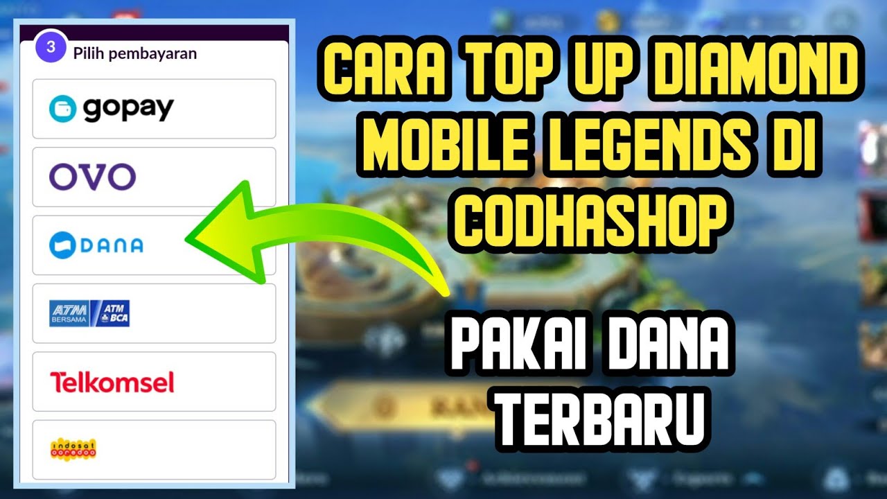 CARA TOP UP DIAMOND MOBILE LEGENDS DI CODASHOP PAKAI DANA TERBARU 2022 ...