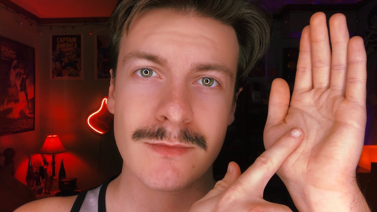 [ASMR] Propless Painting Your Face with Imaginary Paint | Visual ASMR ...