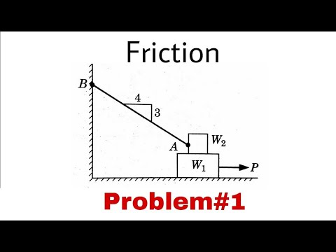 3. Friction | Complete Concept & Problem#1 | Most Important Problem ...