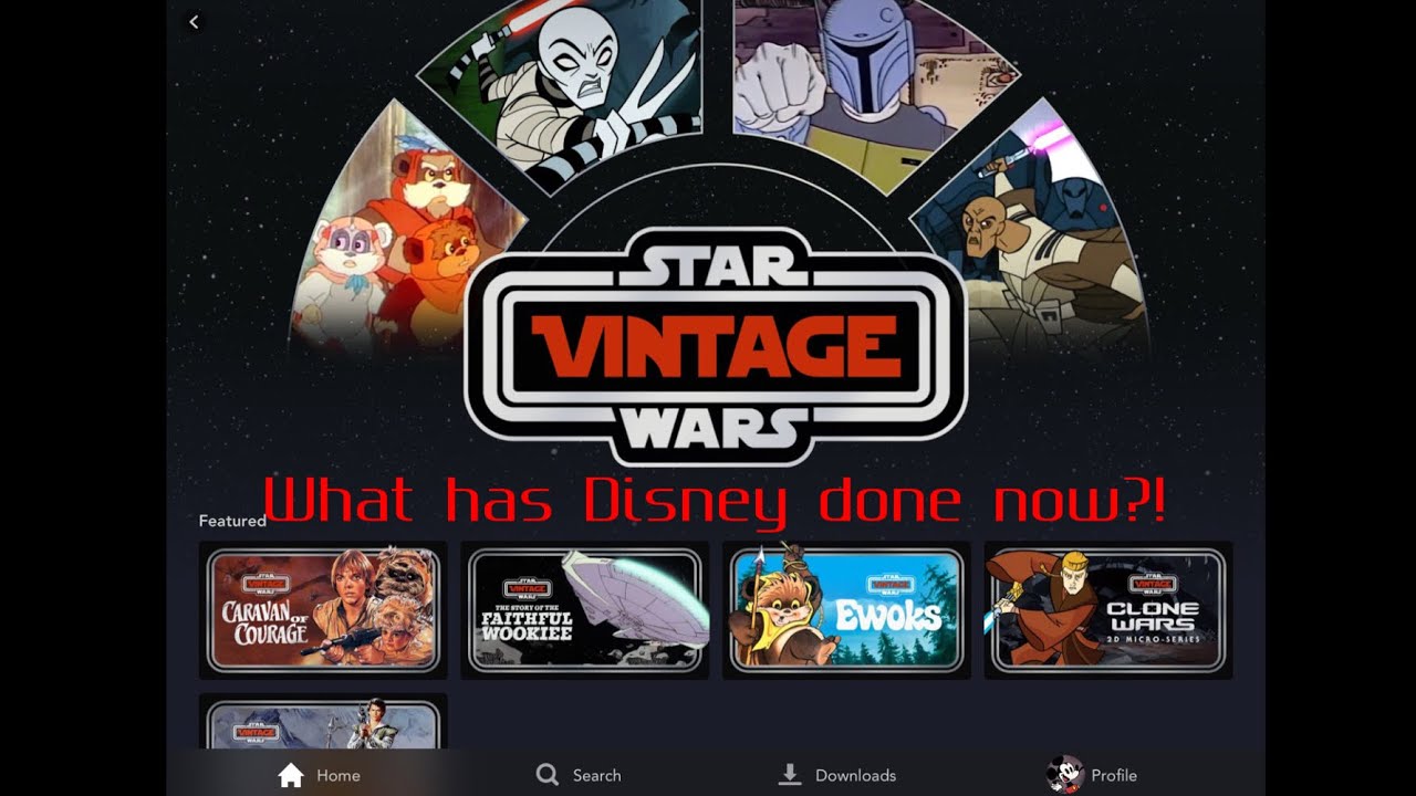 Vintage Star Wars is on Disney Plus - YouTube