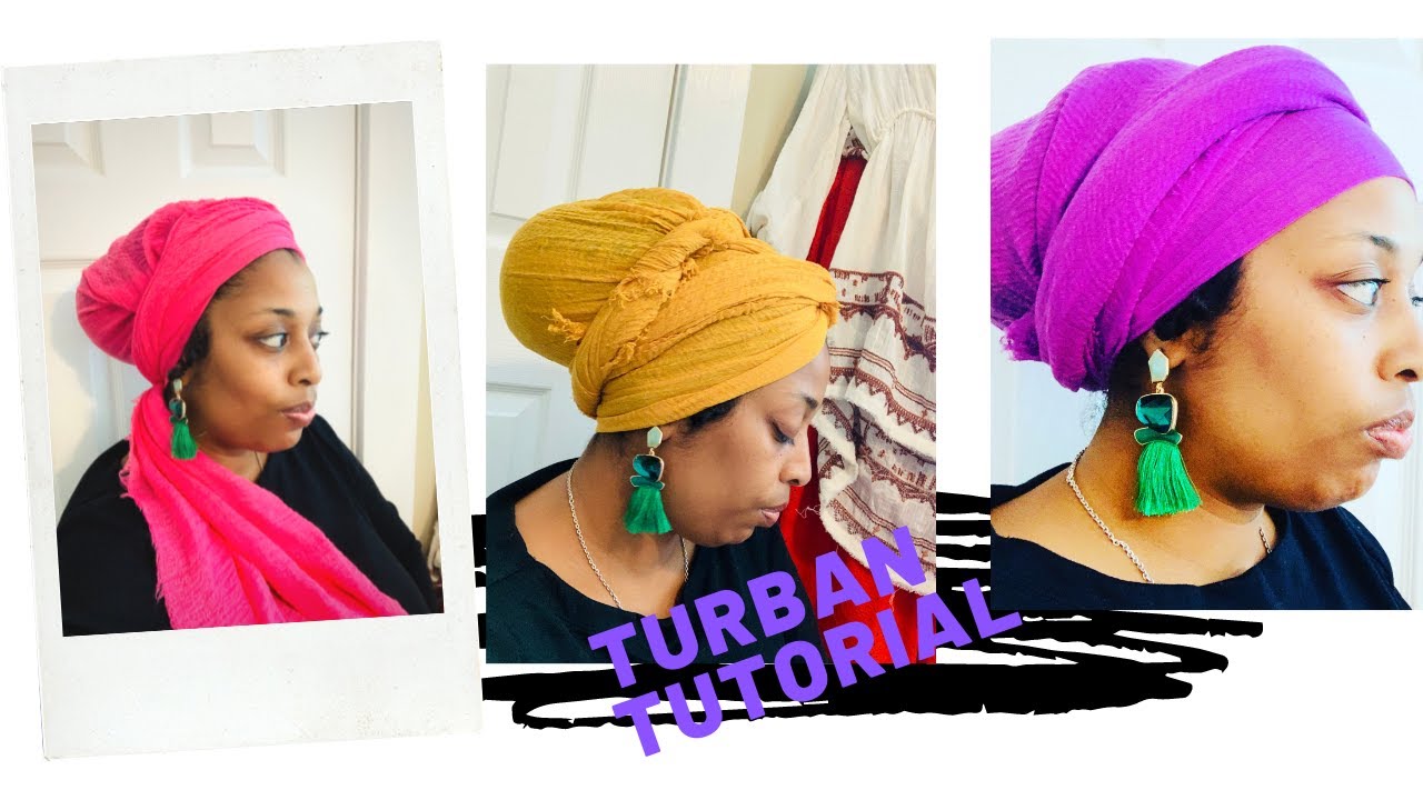 Turban Tutorial - How to wrap your Turban - 3 styles - YouTube