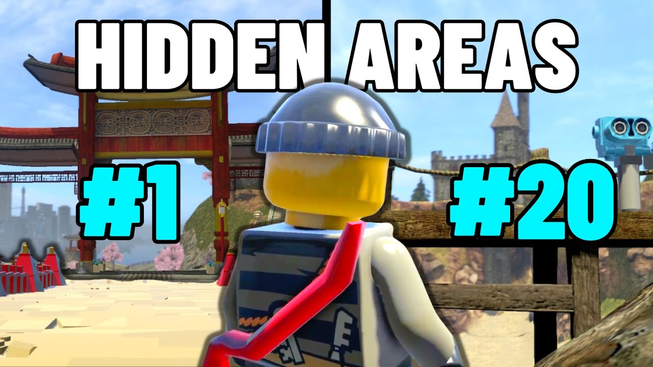 20 HIDDEN AREAS In Lego City Undercover! - YouTube
