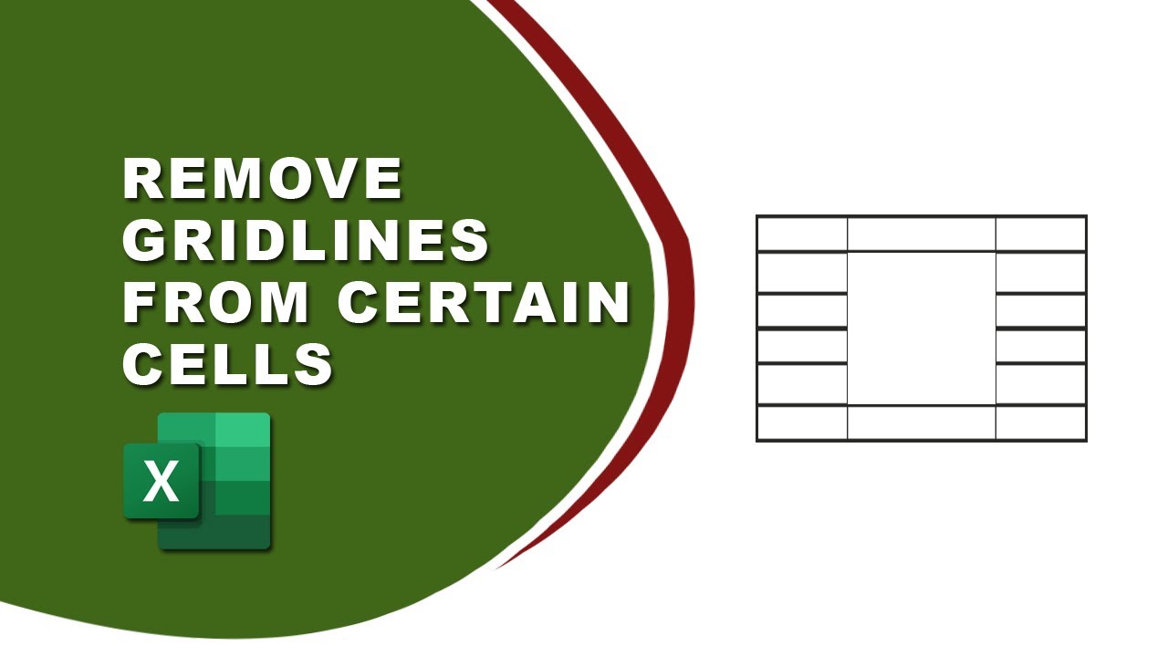 How To Remove Gridlines From Certain Cells In Excel YouTube How To Remove Gridlines From Certain Cells In Excel YouTube