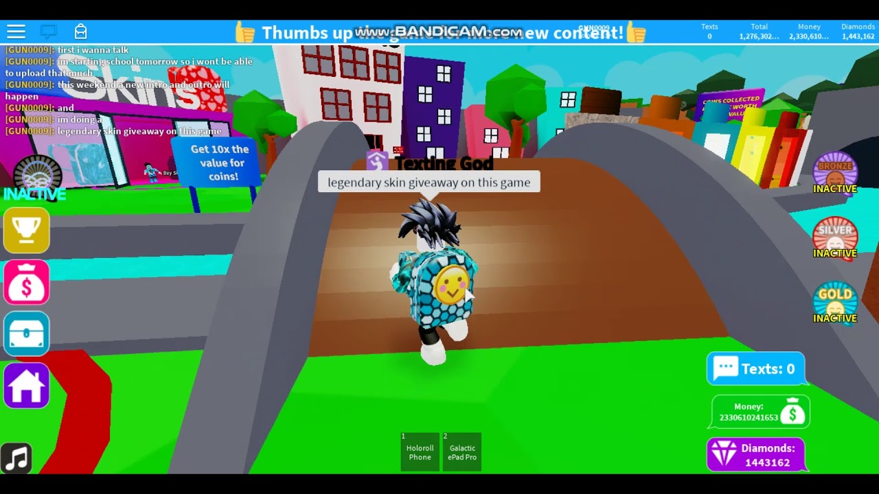 TEXTING SIMULATOR LEGENDARY GIVEAWAY, SHOUT OUTS,NEW INTRO AND OUTRO ...