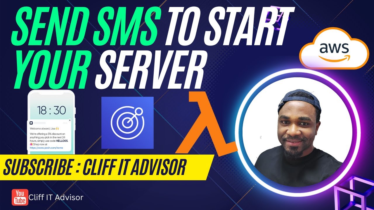 Start Your Server With SMS; by Sending SMS to AWS Pinpoint, SNS and Lambda - YouTube