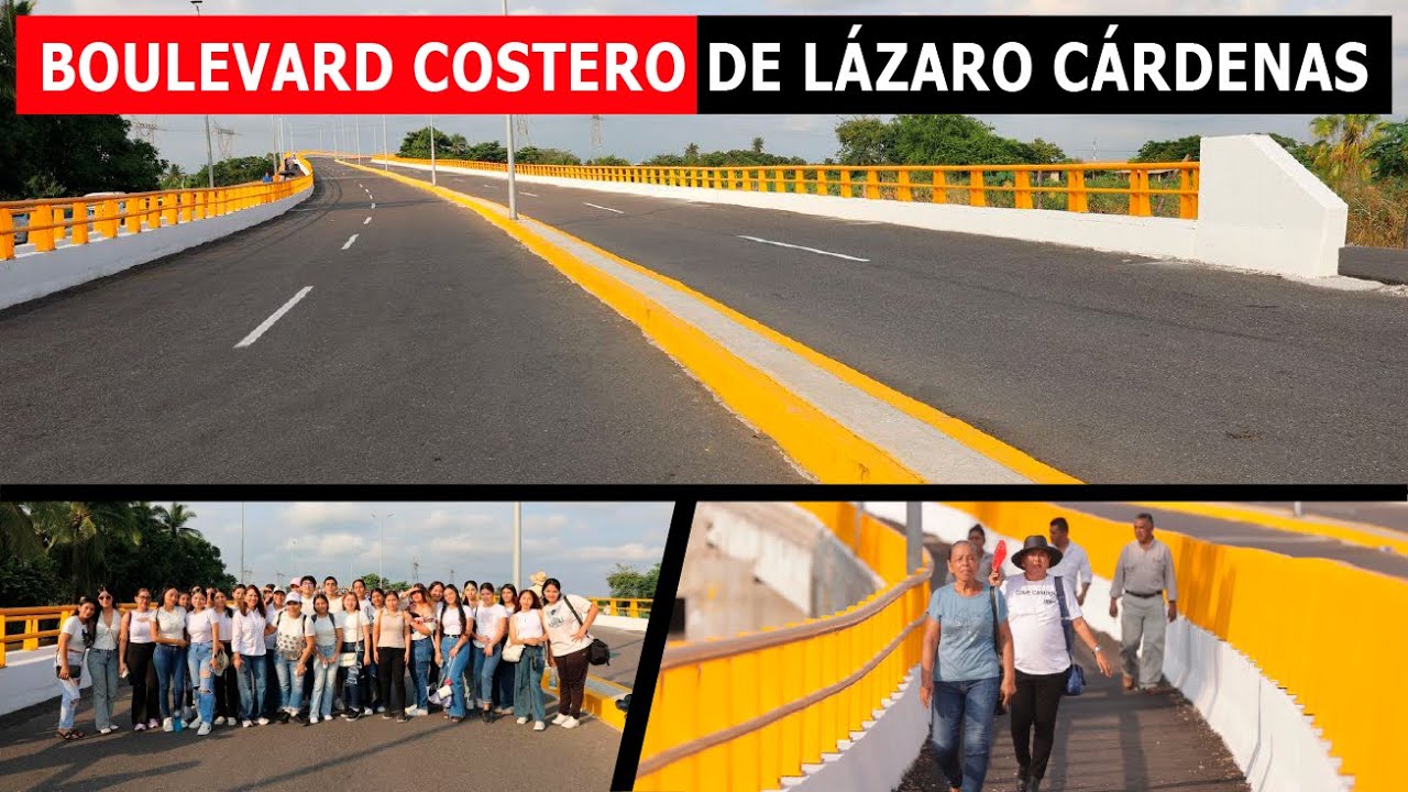 Inauguran el Boulevard Costero de Lázaro Cárdenas - YouTube